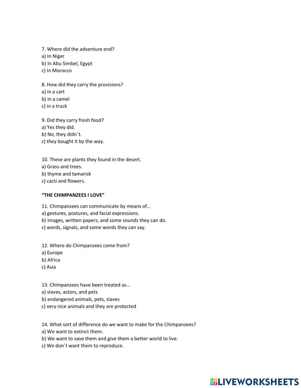 Ld 4 2nd q worksheet | Live Worksheets
