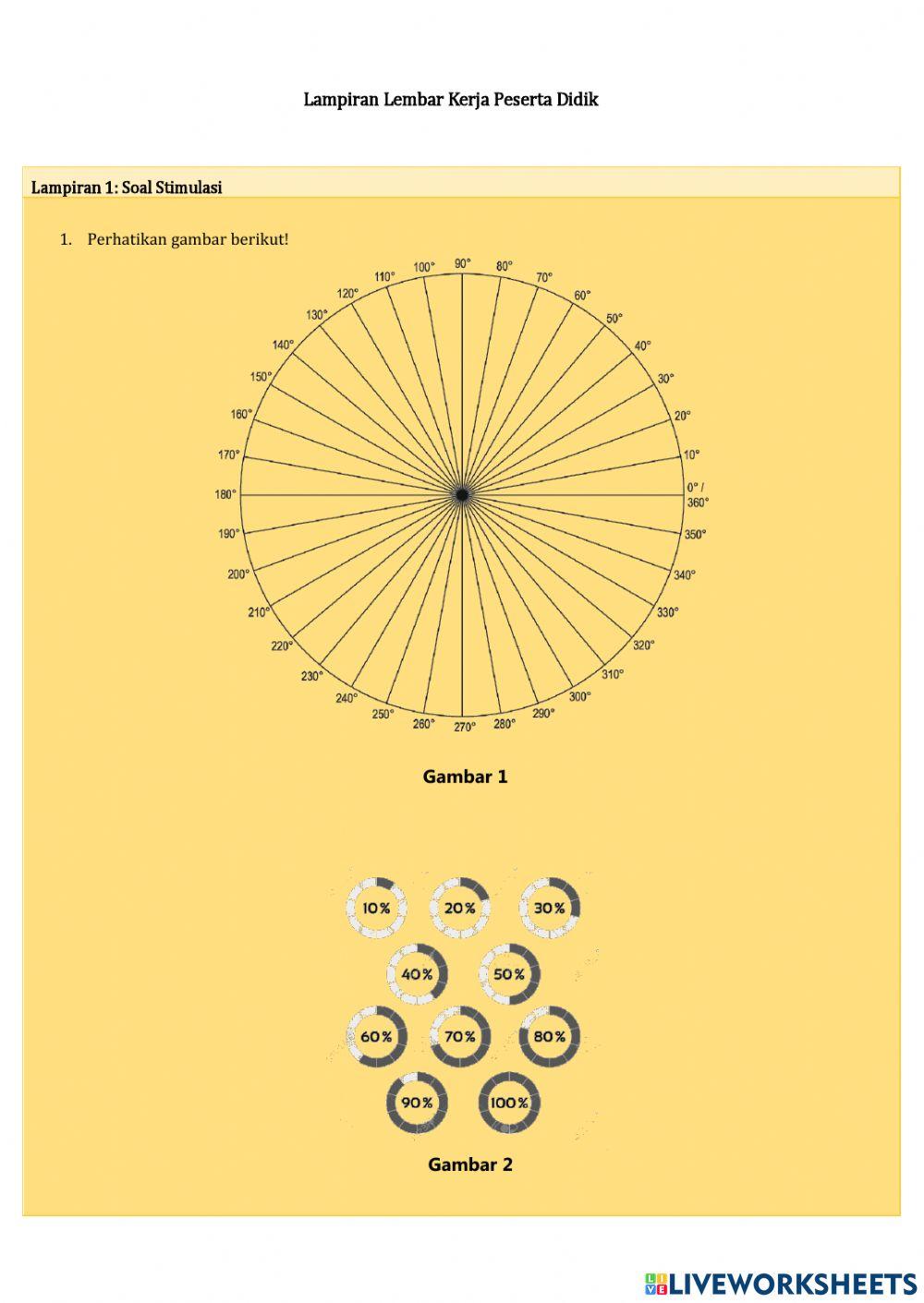 Diagram Lingkaran online exercise for | Live Worksheets