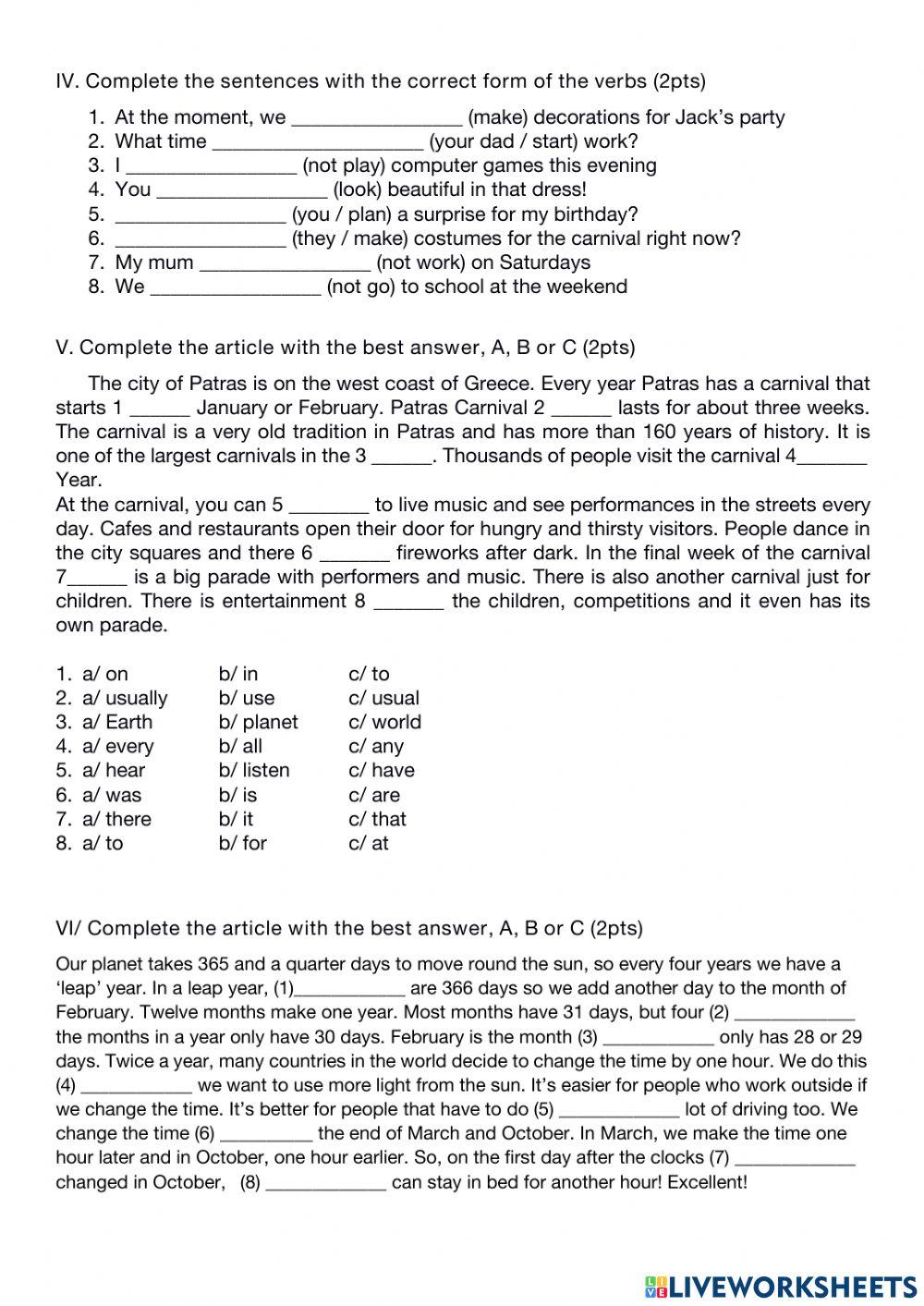 KET ACTIVATE online exercise for | Live Worksheets