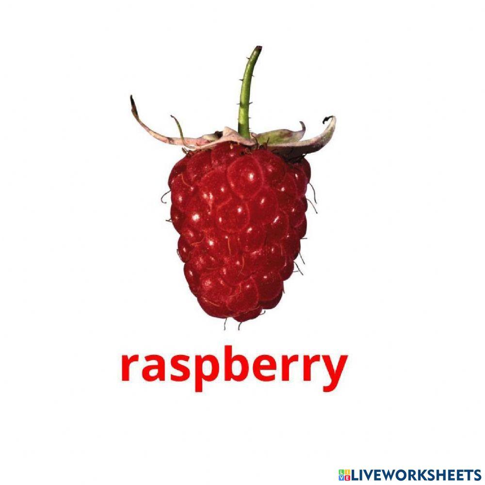 Berries online exercise | Live Worksheets