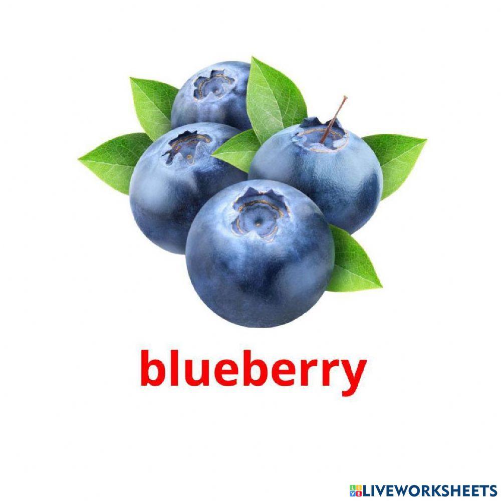 Berries online exercise | Live Worksheets