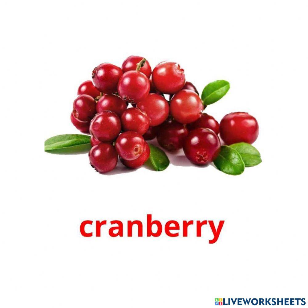 Berries online exercise | Live Worksheets