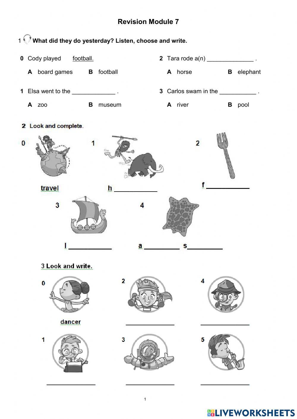 I Wonder 3 Modu… | Free Interactive Worksheets | 6877116
