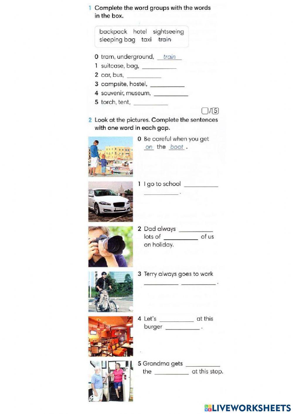 Gg2 wb 7.7 worksheet | Live Worksheets