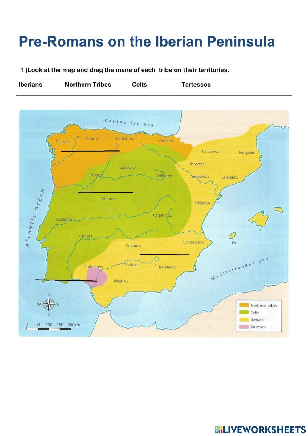 Pre-Romans on t… | Free Interactive Worksheets | 2049110