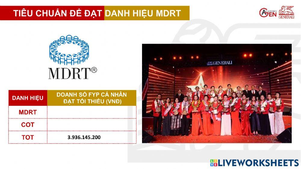 Mdrt worksheet | Live Worksheets