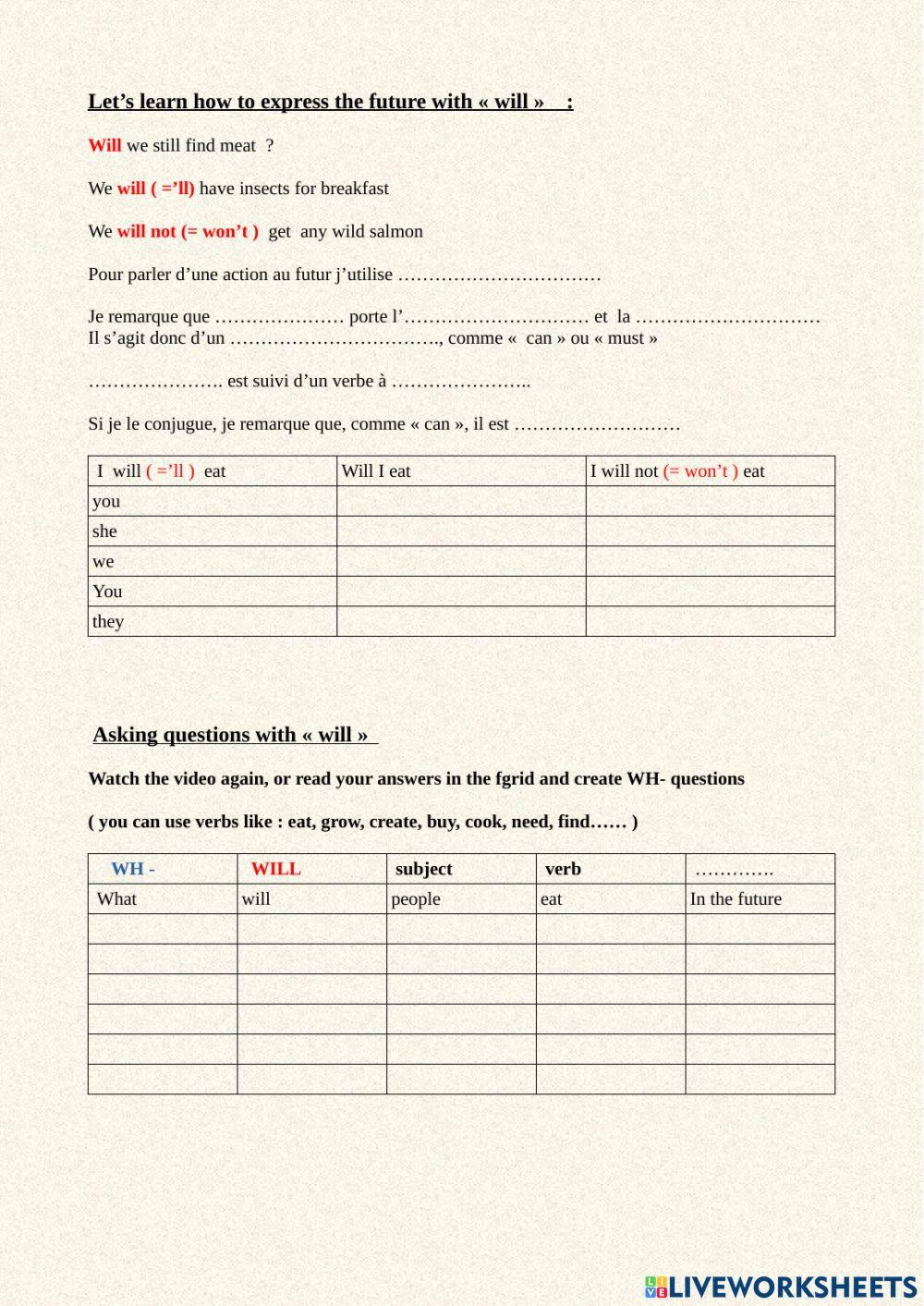 Expressing the … | Free Interactive Worksheets | 2051741