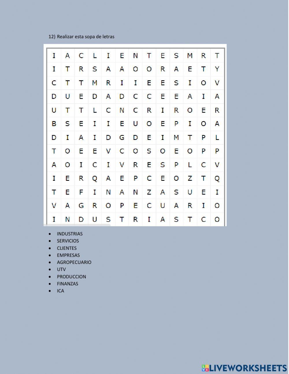 Ic.a worksheet | Live Worksheets