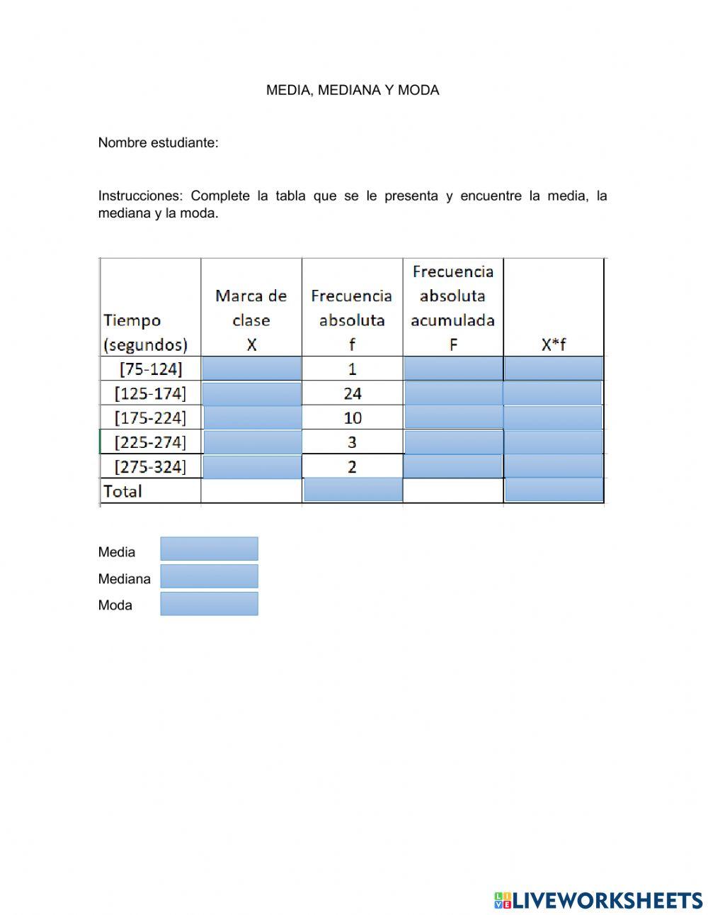 2051557 | Media, mediana y moda | Oscar Alejandro Dubón
