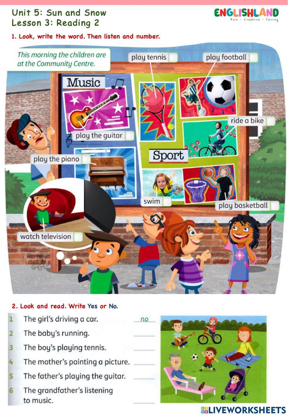 U5 L3 Reading 2 2051655 | Hanna Nguyen | Live Worksheets