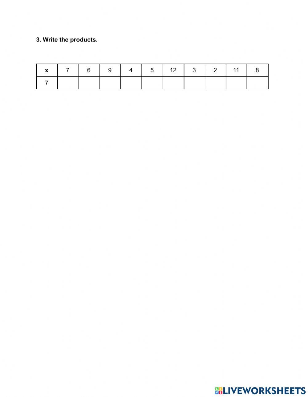 5th Grade Quiz 2 online exercise for | Live Worksheets