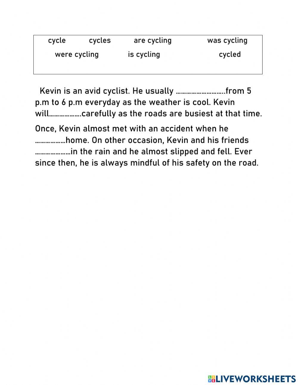 Grammar cloze 2627 | vuhang | Live Worksheets