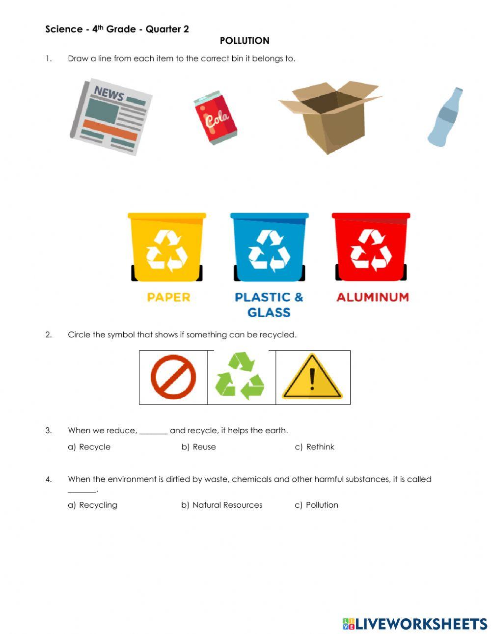 Pollution Works… | Free Interactive Worksheets | 2052551