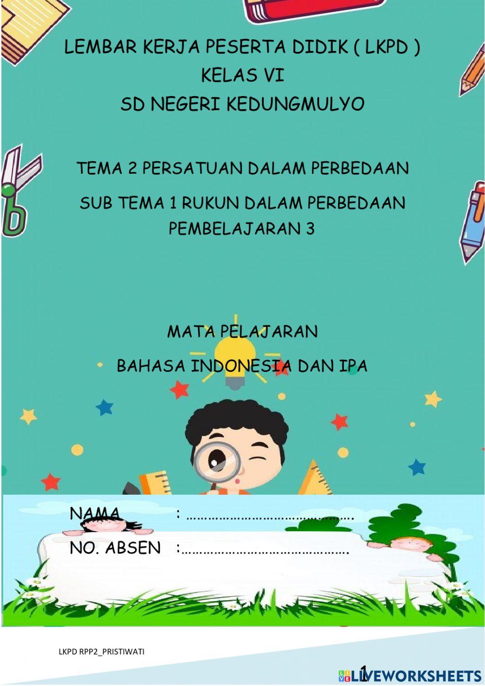 Pkn online exercise for 6 | Live Worksheets