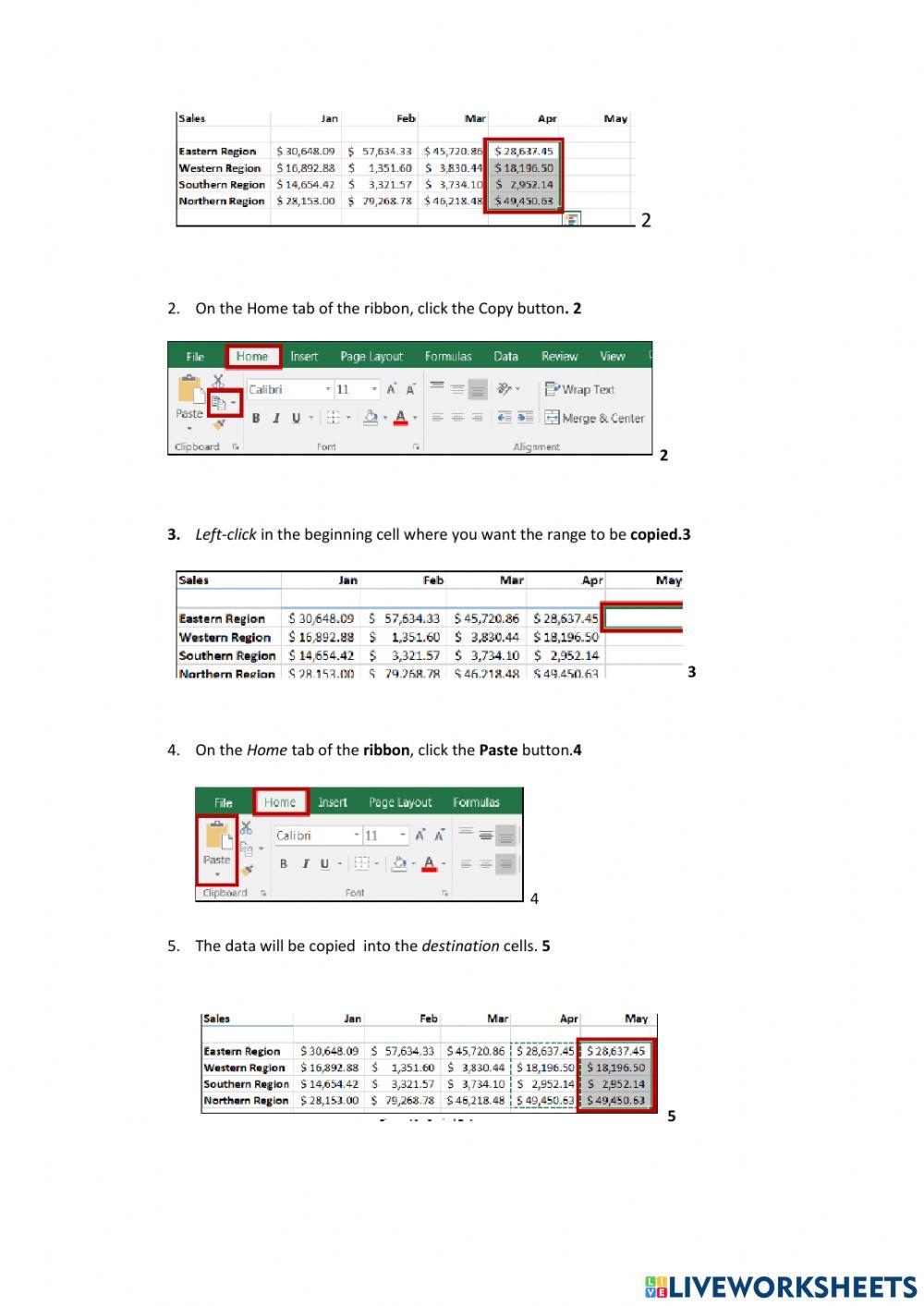 Lesson 1 Ranges | Free Interactive Worksheets | 2053276