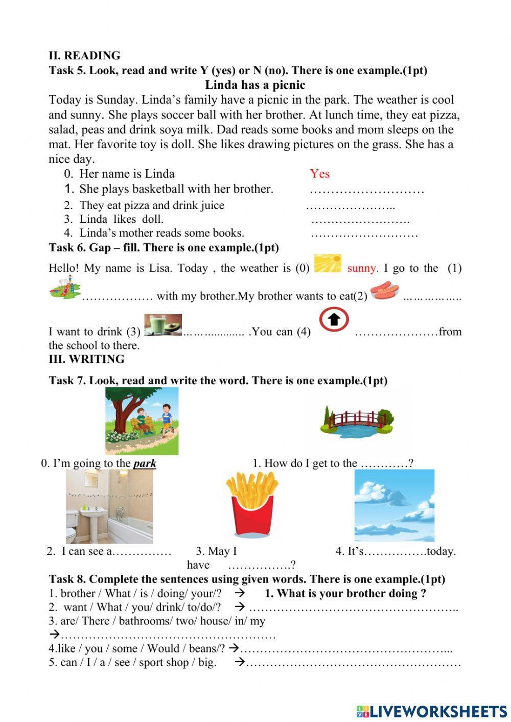 De 4 smart start worksheet | Live Worksheets