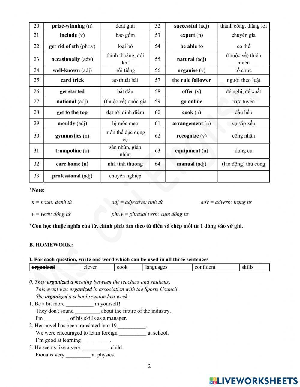 Foreign-Teacher… | Free Interactive Worksheets | 2054190