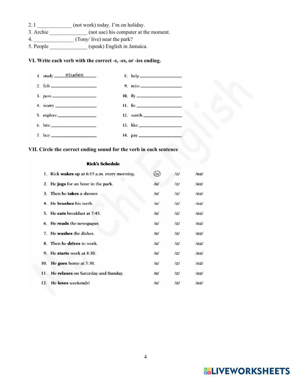Foreign-Teacher… | Free Interactive Worksheets | 2054190