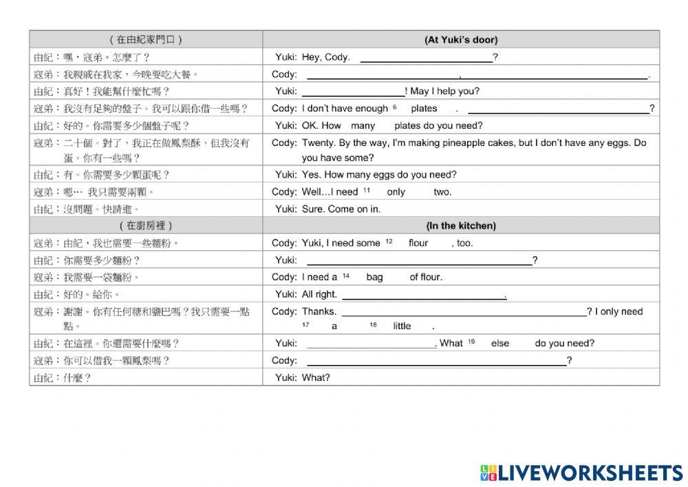 B2U4 speaking practice worksheet | Live Worksheets