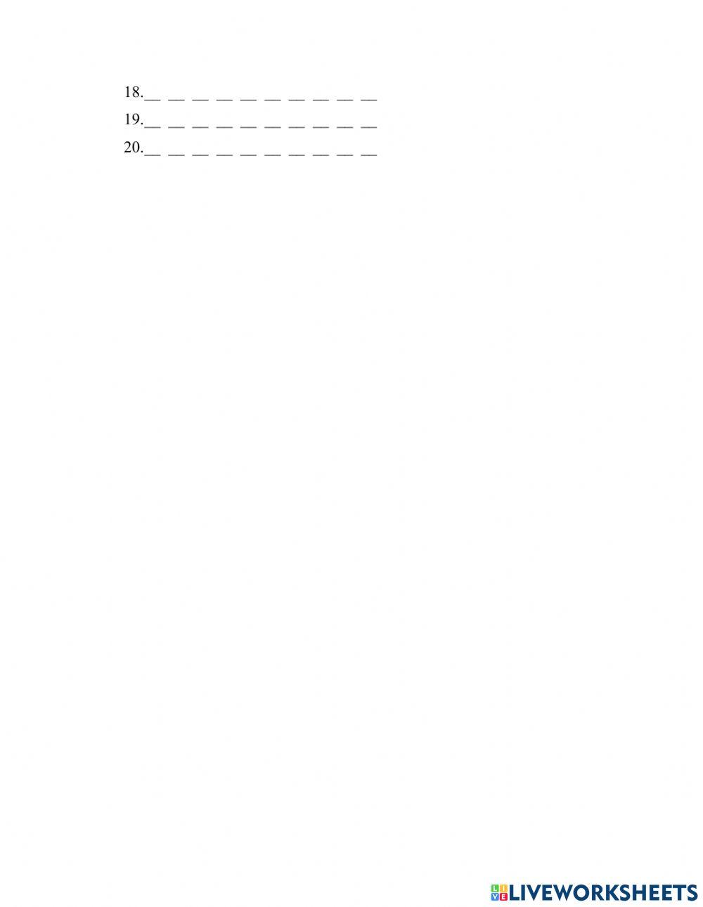 English number interactive exercise for 4 | Live Worksheets