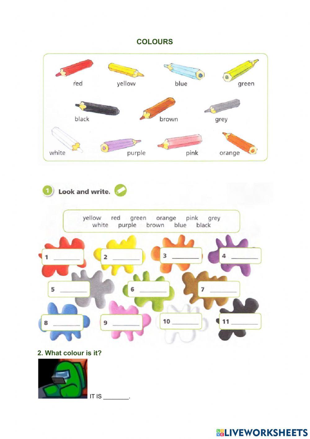 Junior exercise | Live Worksheets