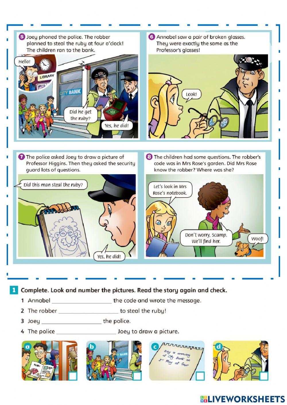 The Secred Code worksheet | Live Worksheets