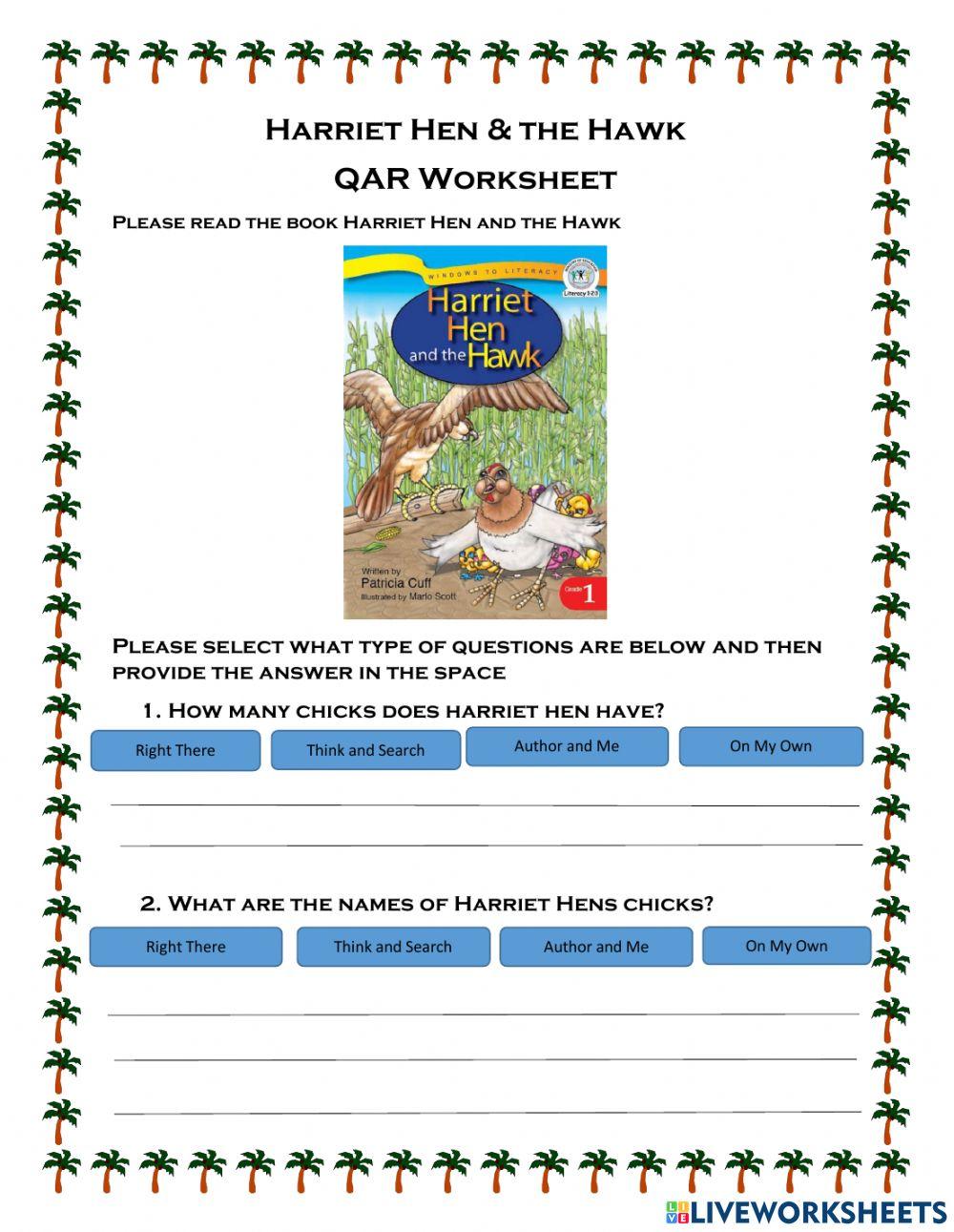 qar worksheet