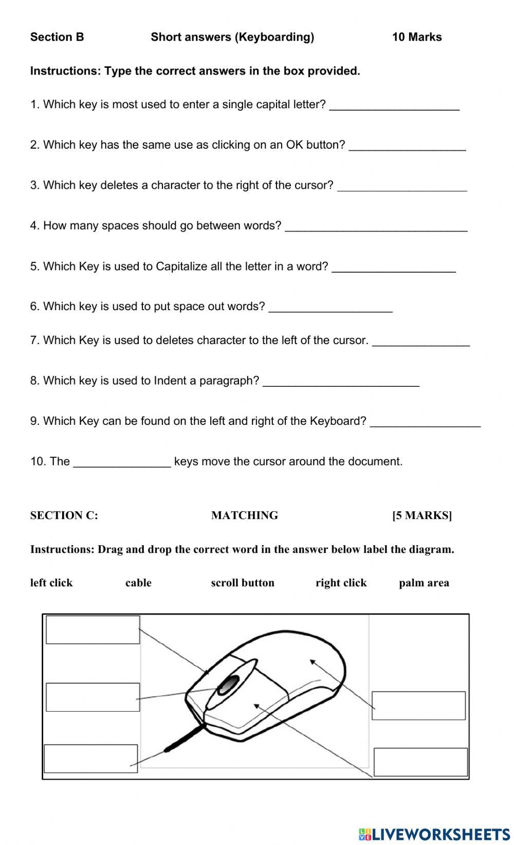 Grade 7 Final Exam 2022 online exercise for | Live Worksheets
