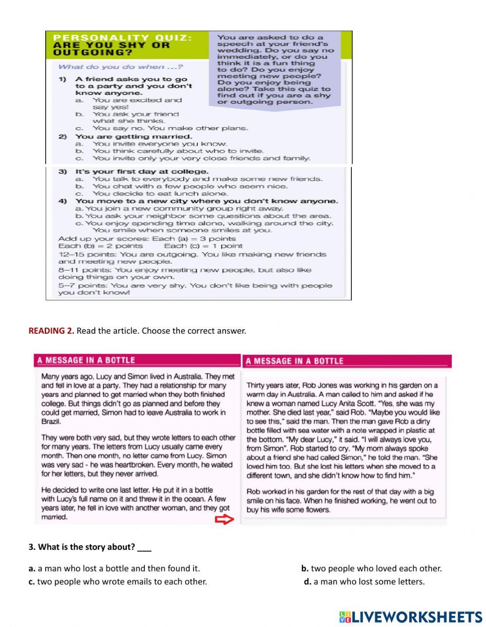 Final A2 Mod 2 online exercise for | Live Worksheets