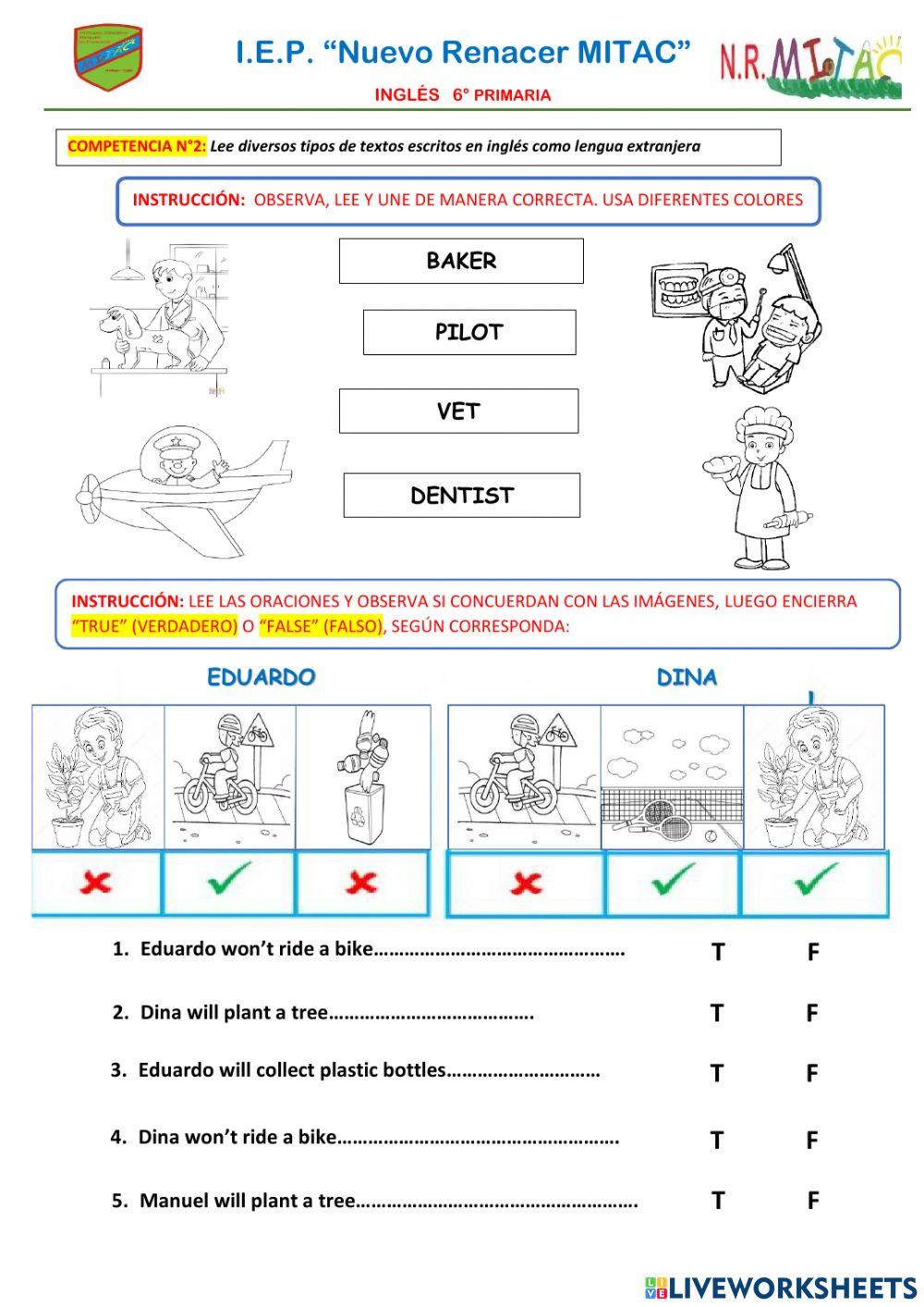 6TO GRADO | Free Interactive Worksheets | 5338676