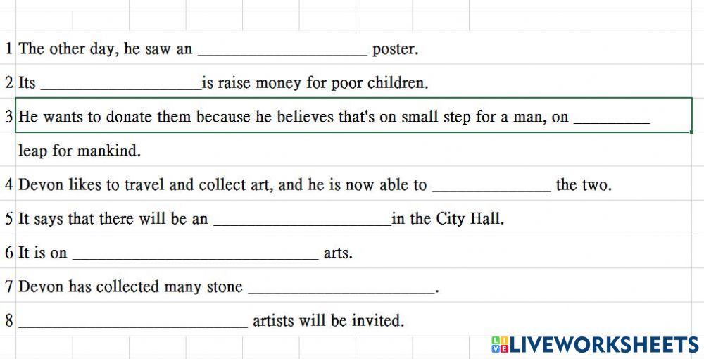 DV2 Flashback U3-5 online exercise for | Live Worksheets