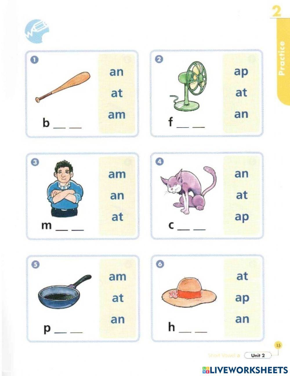 Smart Phonics 2 Unit 2 worksheet | Live Worksheets
