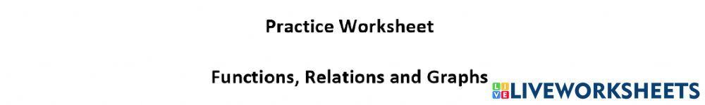 CXC Review Functions Relations Graphsn Pt1 online exercise for | Live ...