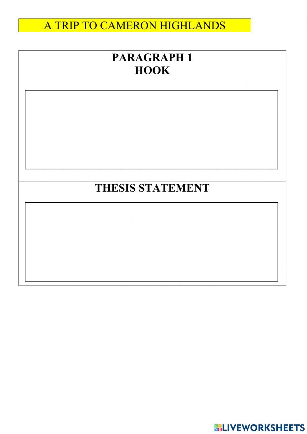 A TRIP TO CAMERON HIGHLANDS worksheet | Live Worksheets