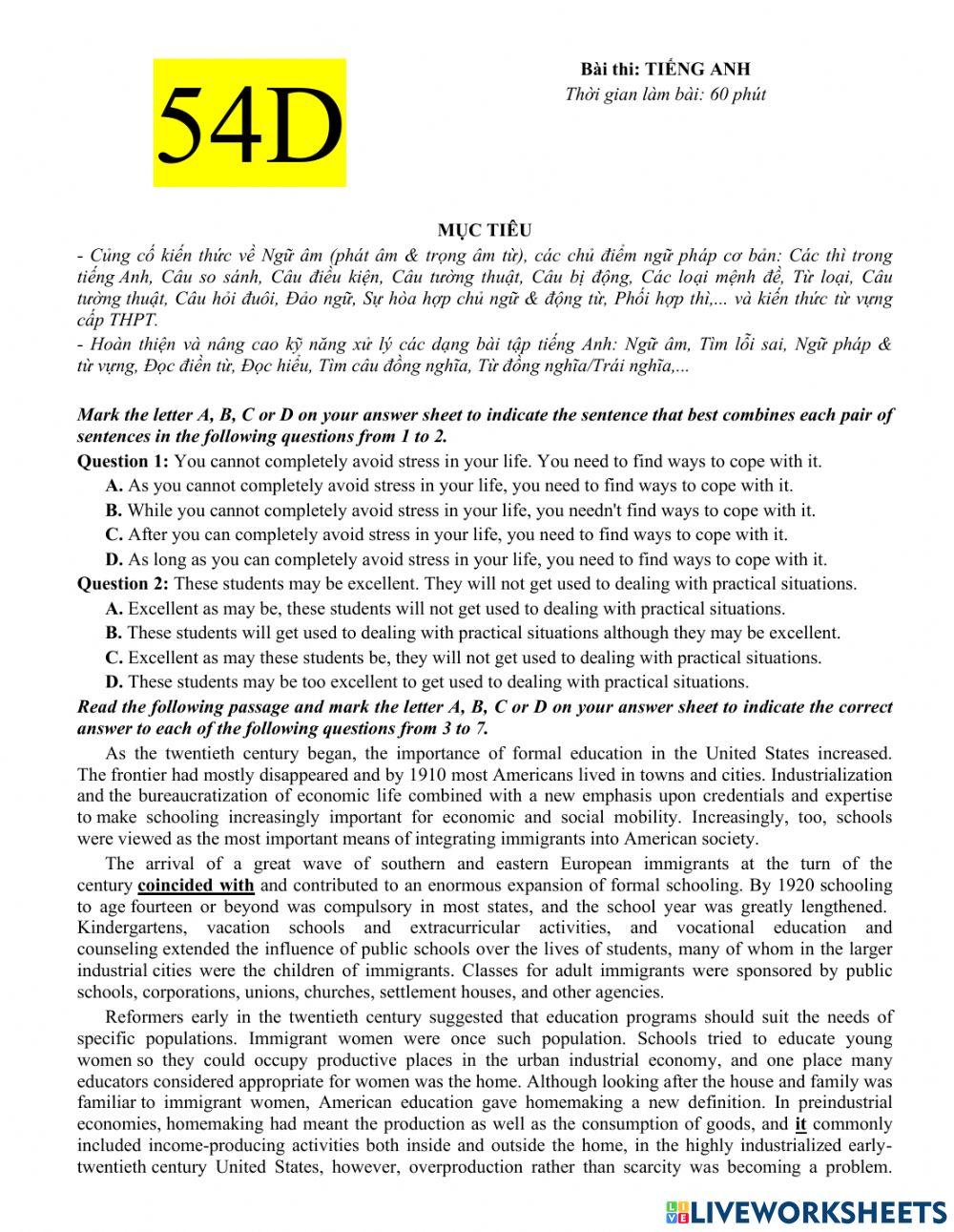 E12-54 0433 | ttbn87 | Live Worksheets