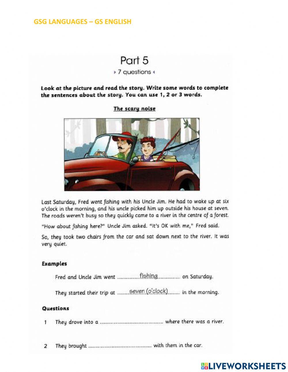 Skills Builder For Cambridge-Movers-Reading and Writing-Part 5-Test 6 ...