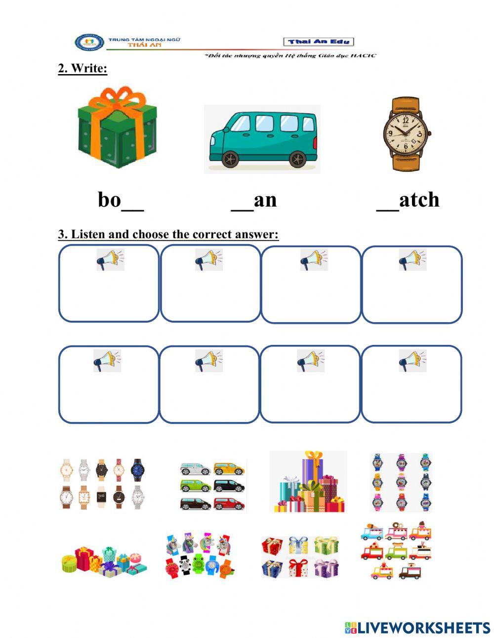 Letter VXW | LiveWorksheets | 2023885