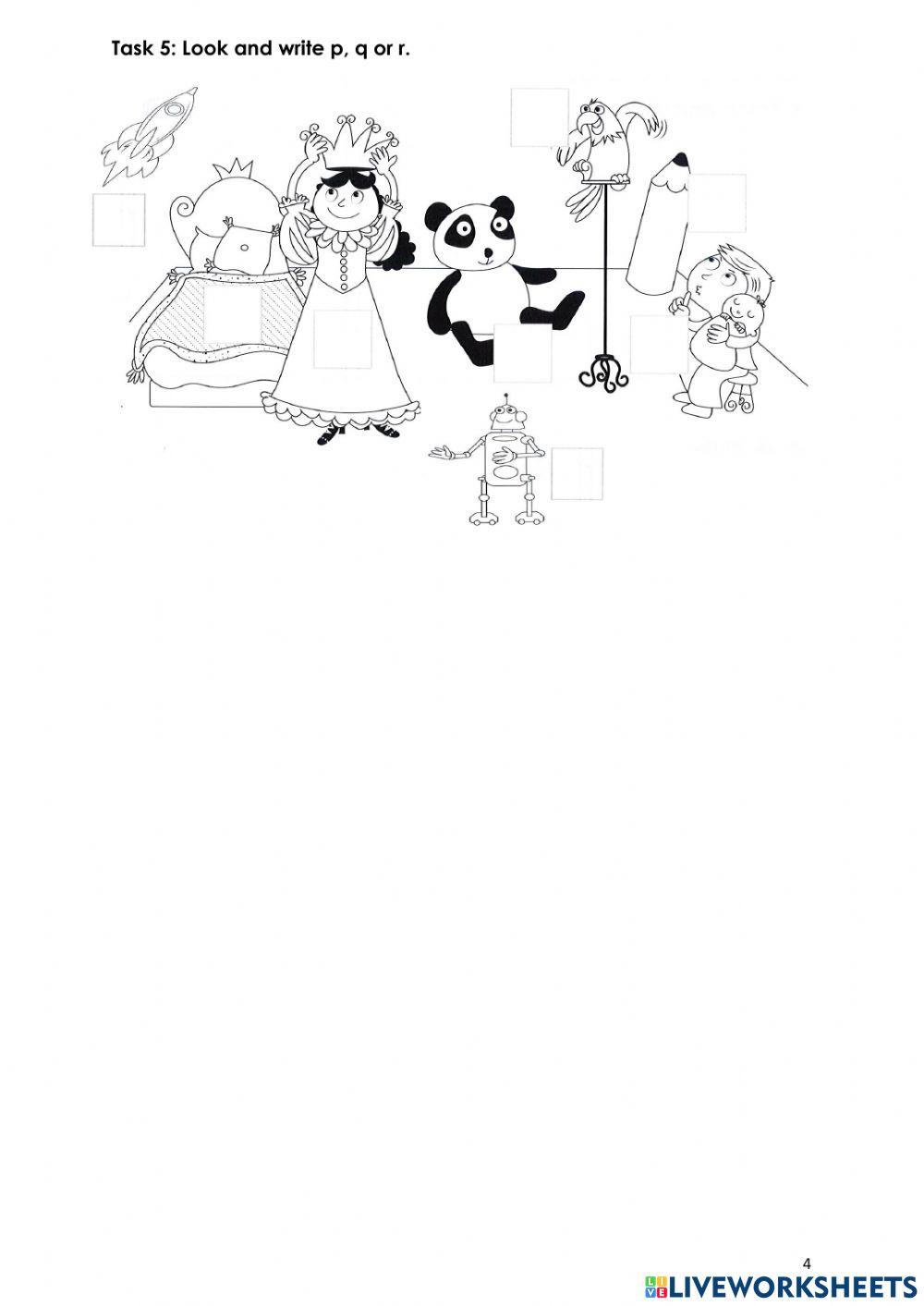 KB1-Letter P-Q-R 2024282 | Yen | LiveWorksheets