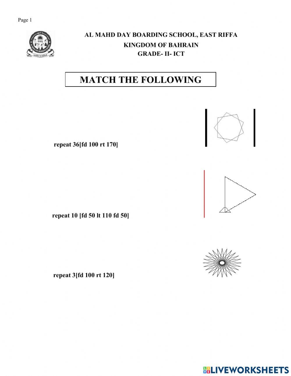ict online exercise for | Live Worksheets