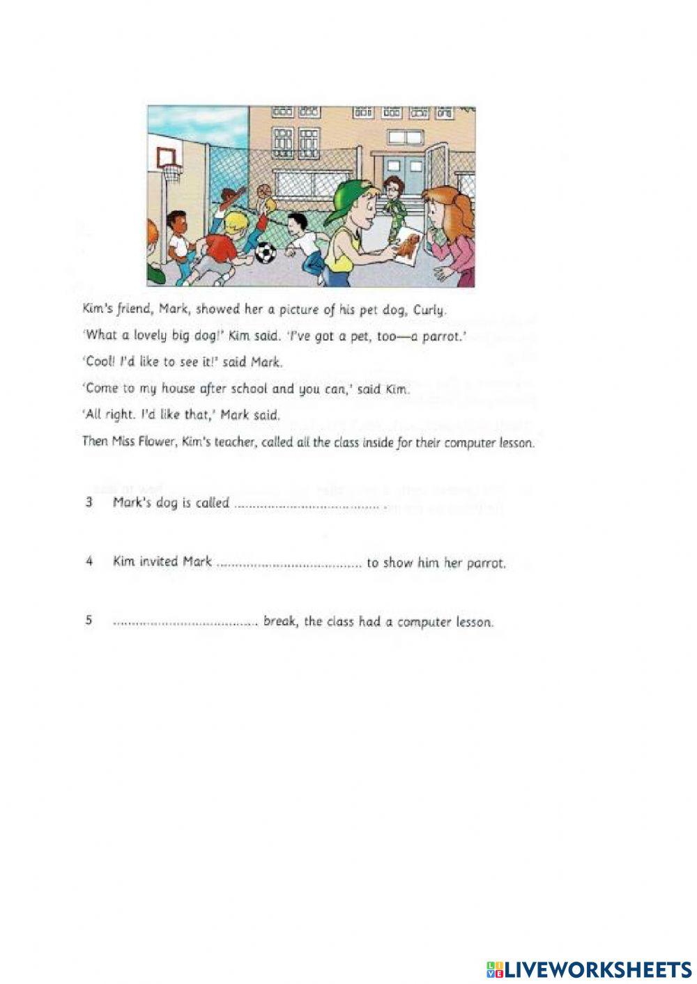 Skills Builder For Cambridge -Movers-Reading - Writing -Part.5 - Test 3 ...