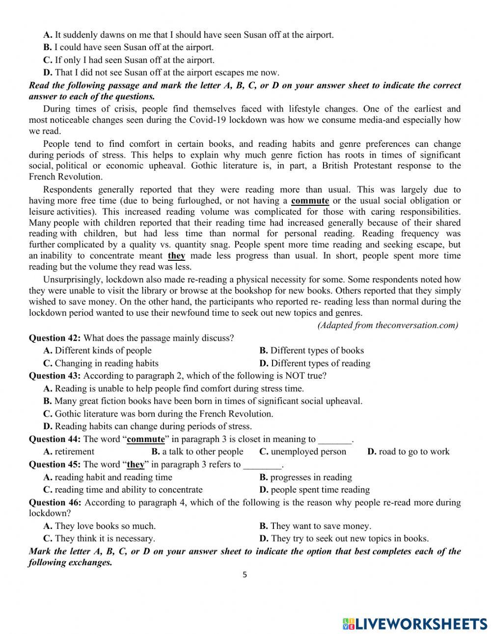 E12-55 worksheet | Live Worksheets