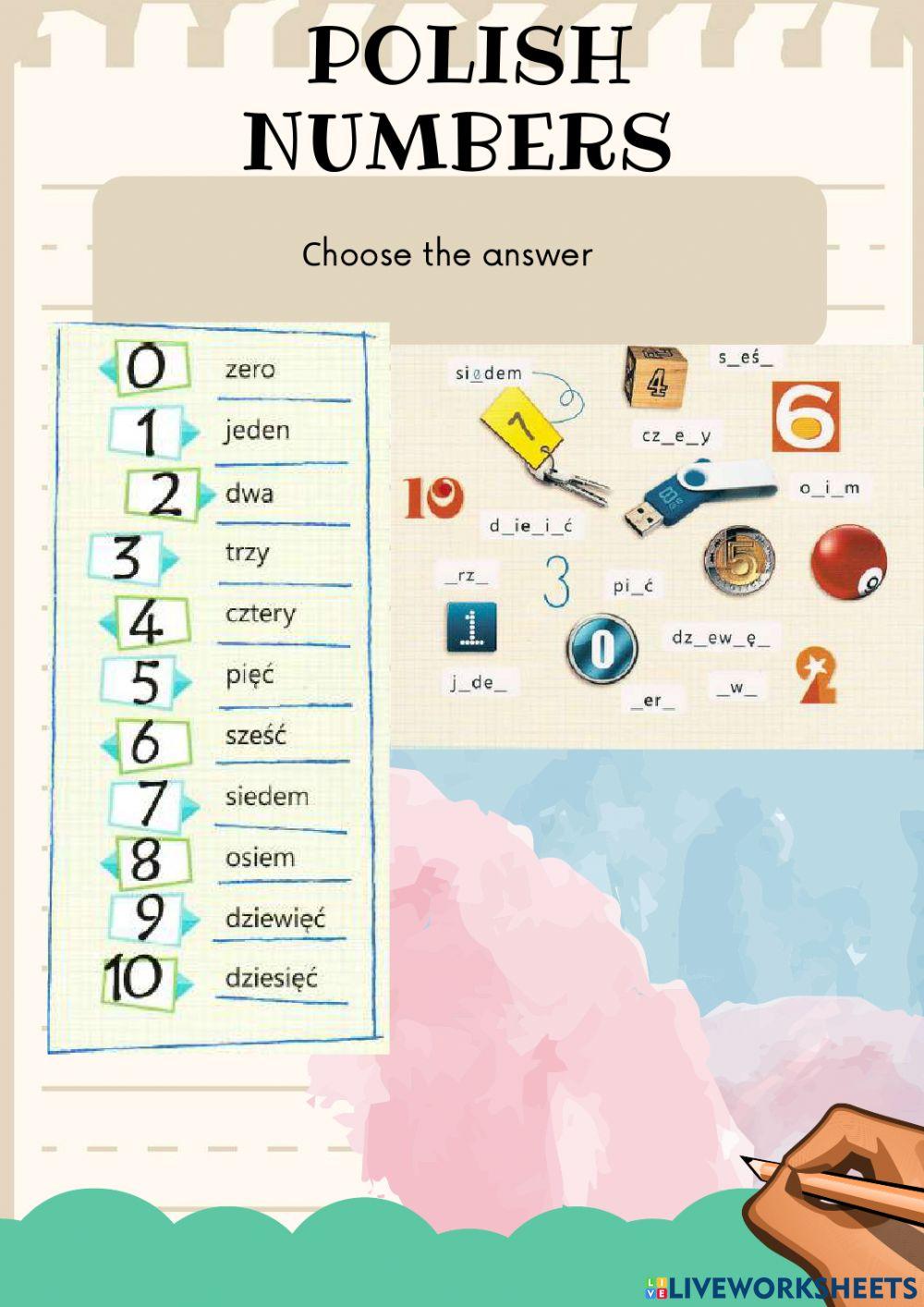 Polish Alphabet, greetings and numbers online exercise for | Live ...