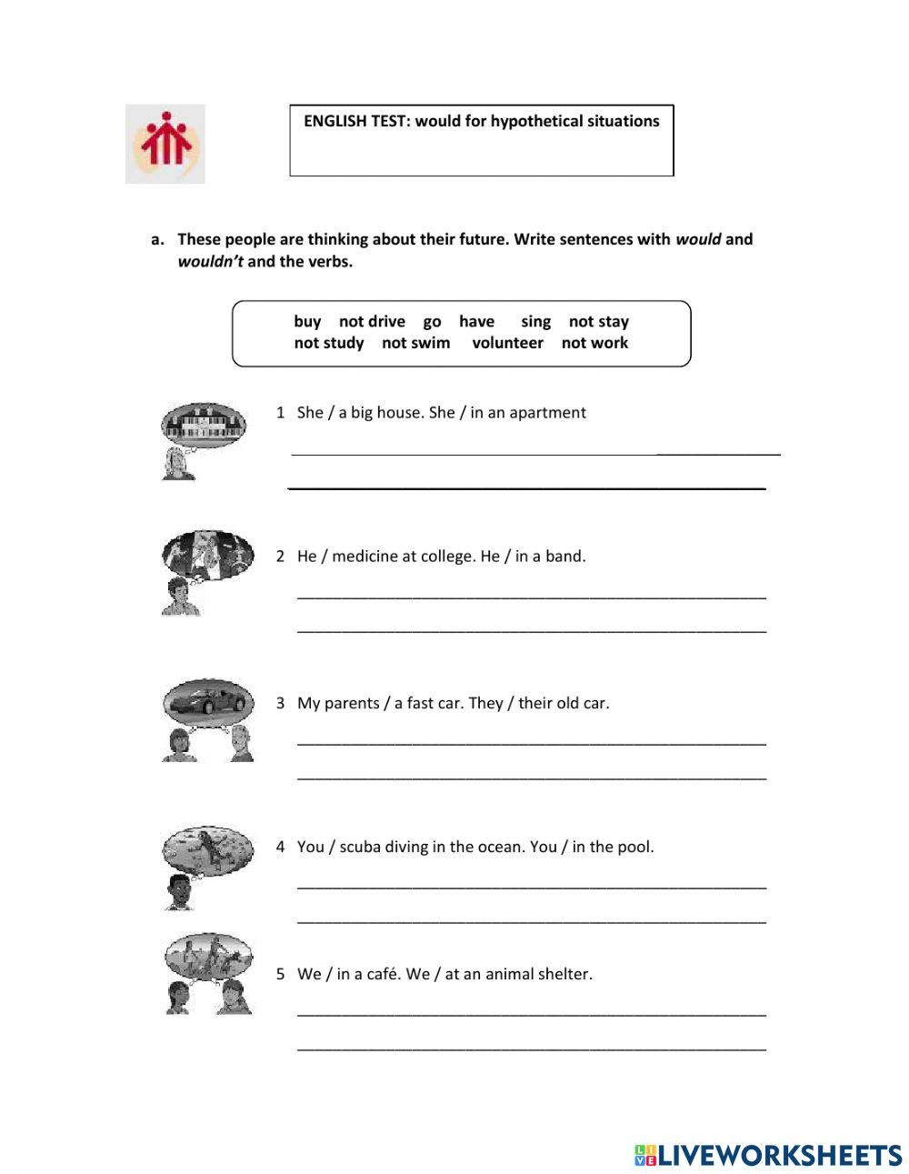 Would exercise for 5 | Live Worksheets