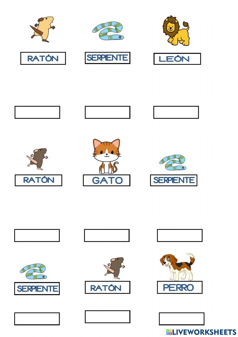 Qué animal es exercise | Live Worksheets