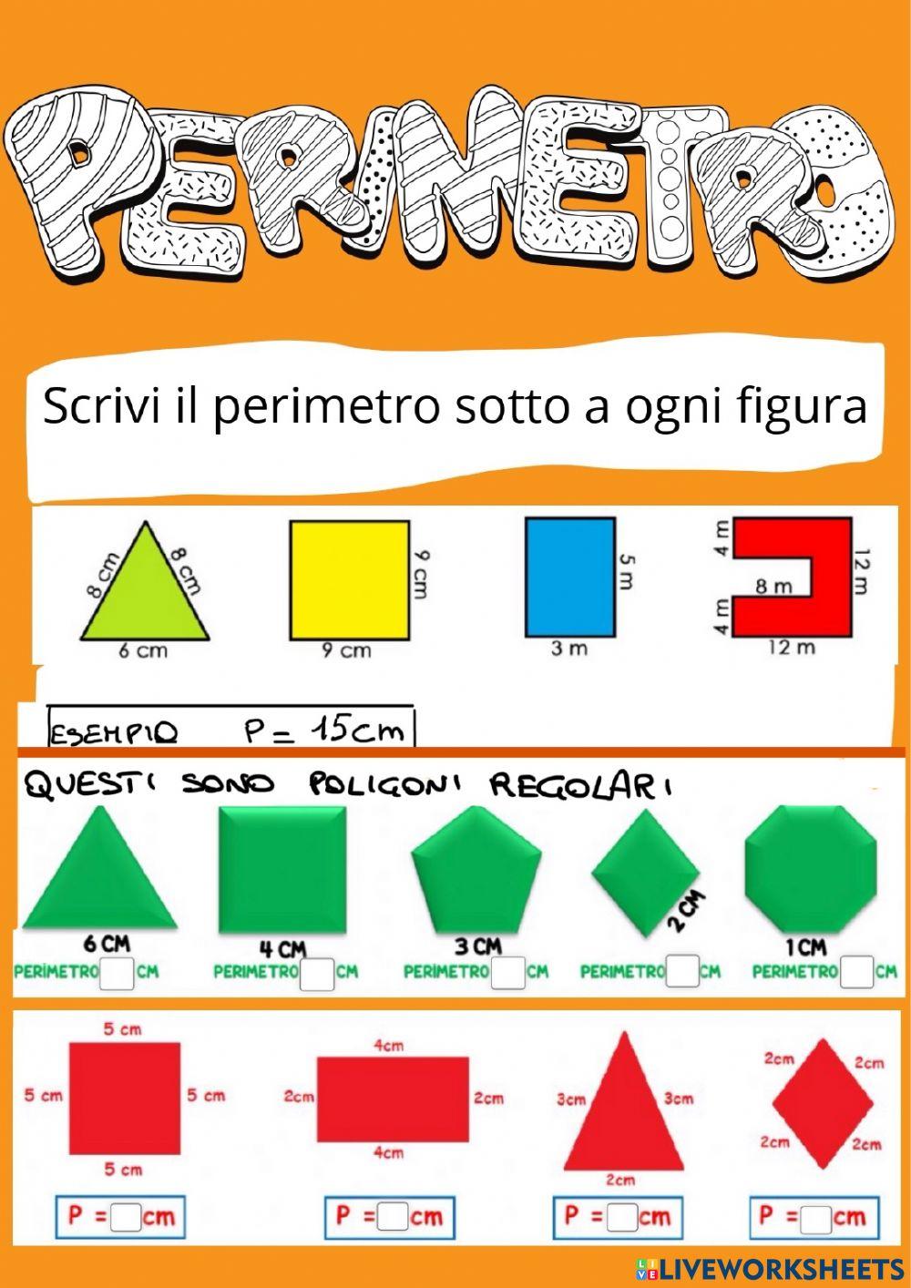 Perimetro polig… | Free Interactive Worksheets | 2027905