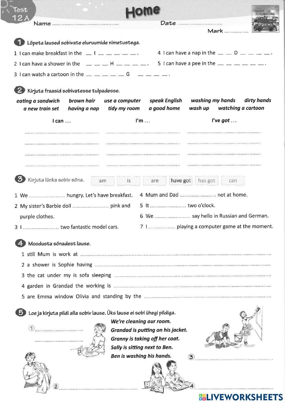 Unit 12A ILE 1 worksheet | Live Worksheets