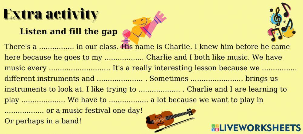 Fun for flyers - 09.E worksheet | Live Worksheets