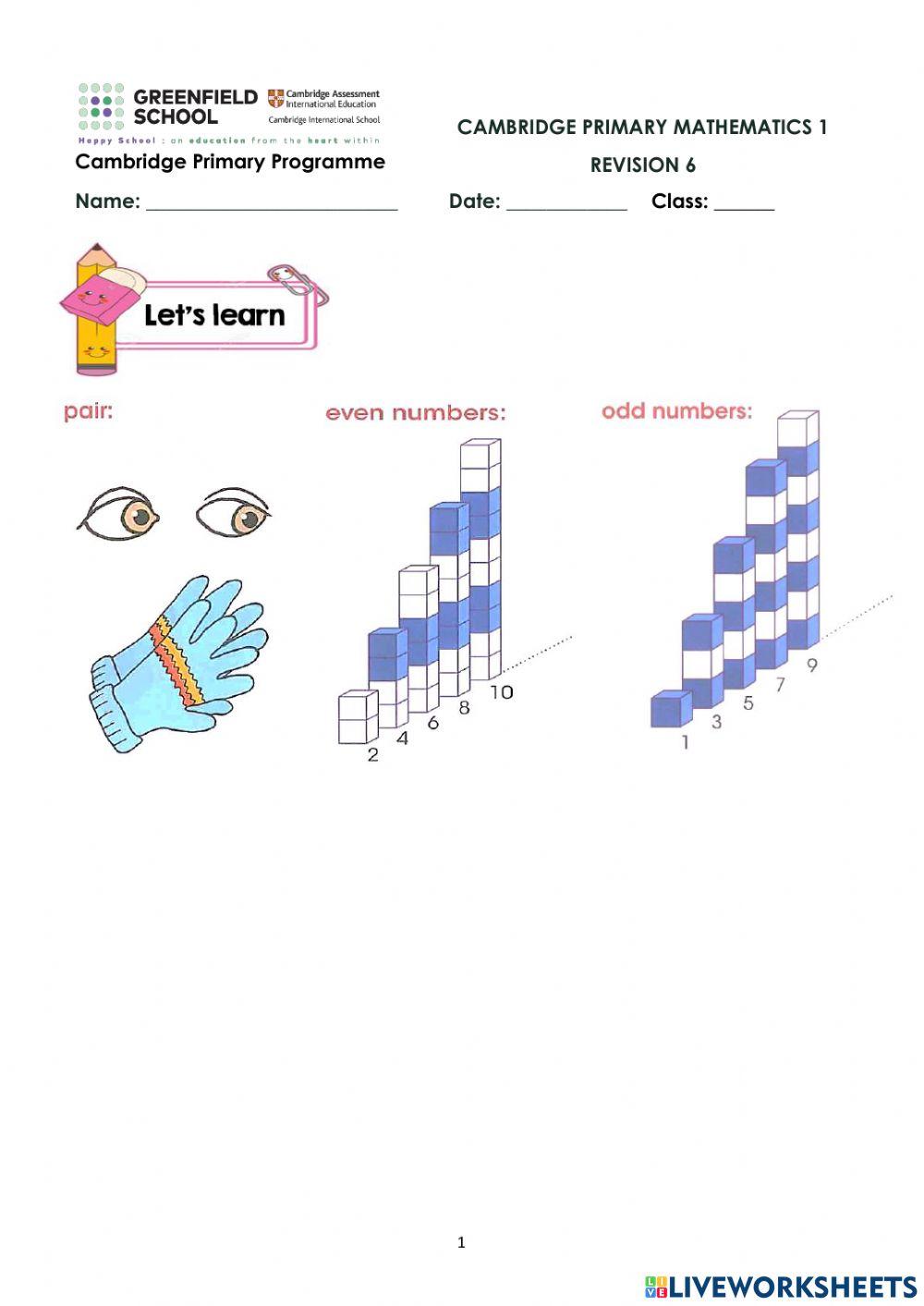 CPM1-Revision 6 worksheet | Live Worksheets