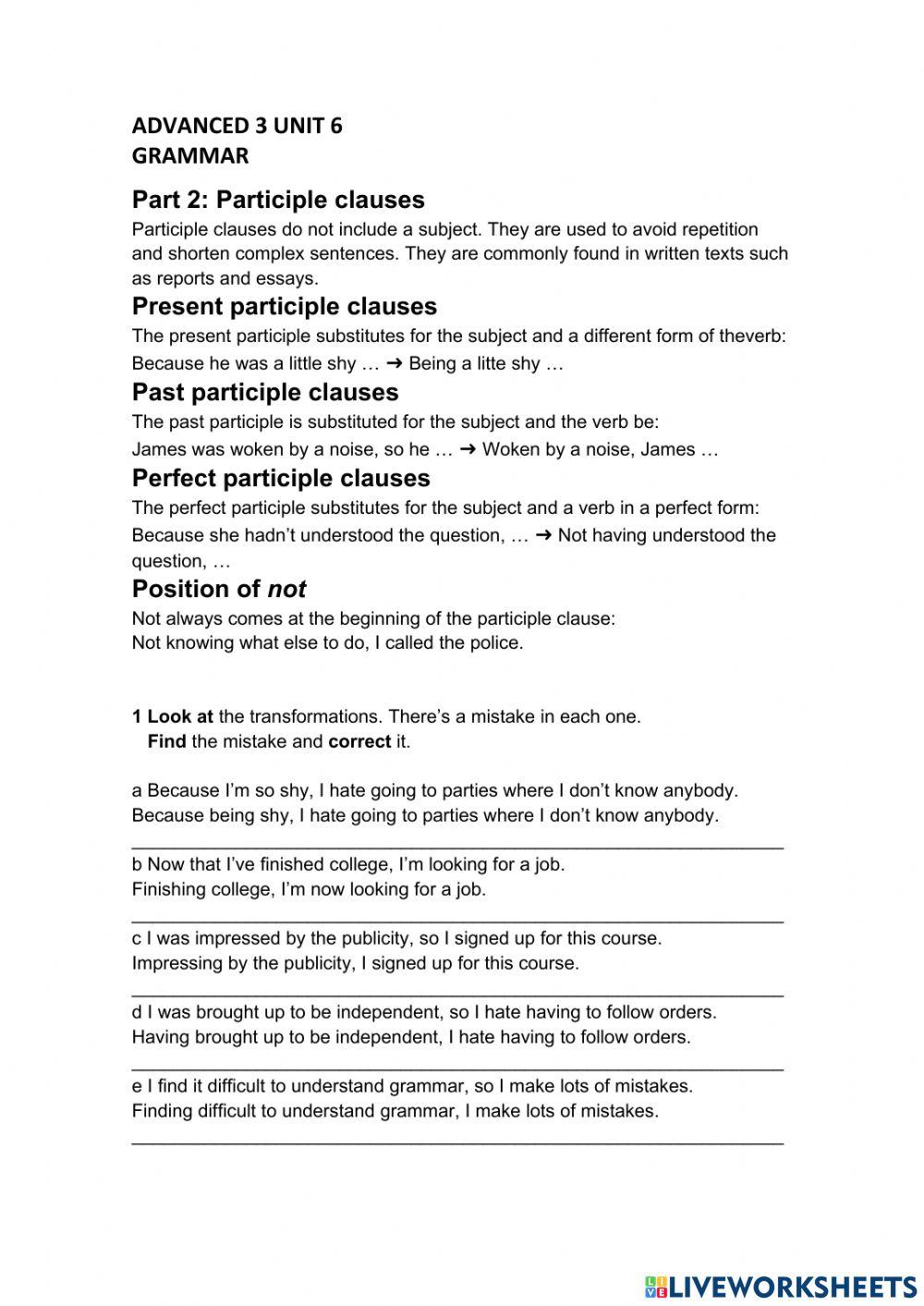 2058172 | Participle clauses | Juan Carlos Acosta