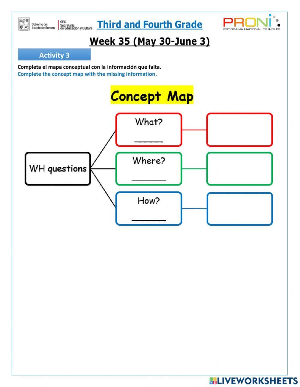 3ro y 4to Semana 35 (30 Mayo-3 Junio). online exercise for | Live Worksheets